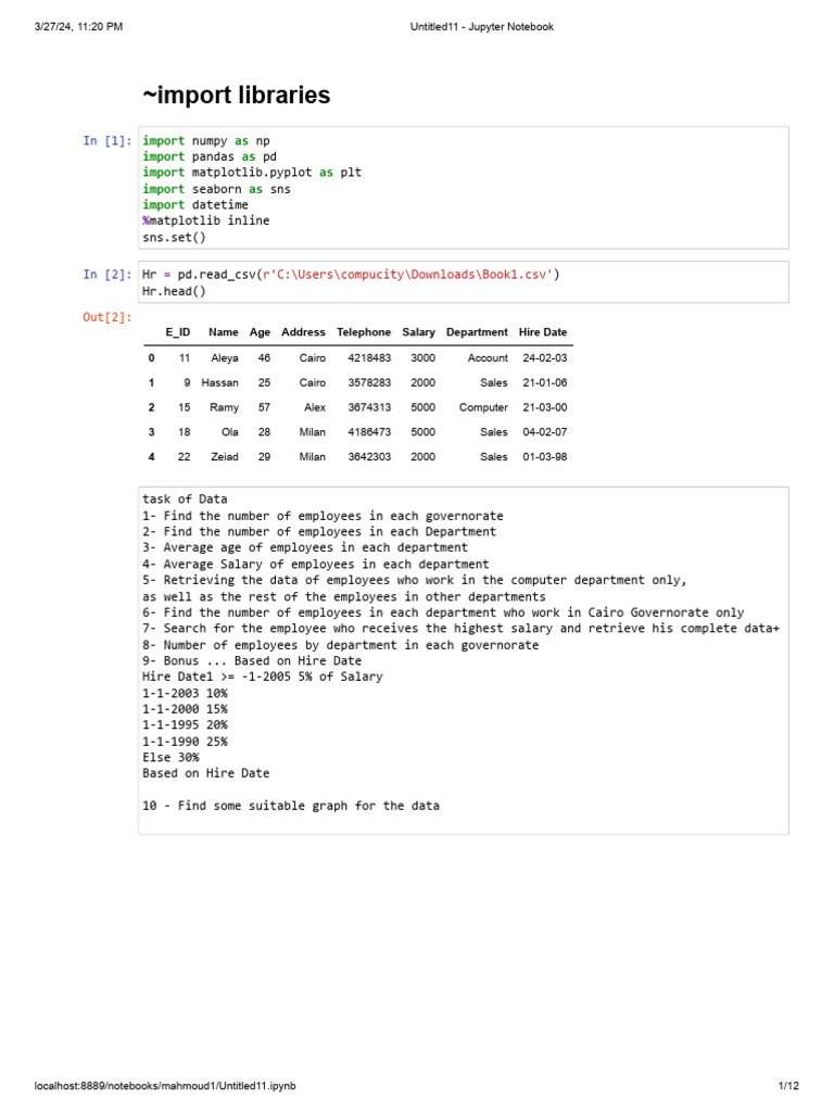 Data Analysis Using Python | Download Free PDF | Computing | Computer Programming