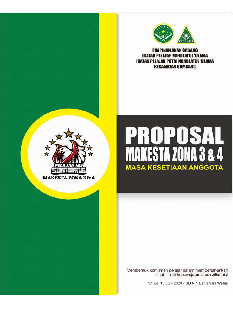 Contoh Proposal Makesta Zona 3&4 | PDF