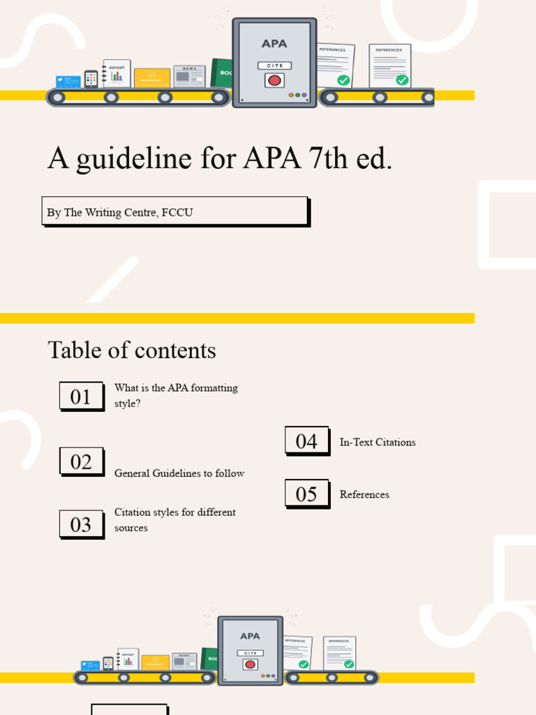 APA 7th Edition Guide for Students | PDF | Apa Style | Citation