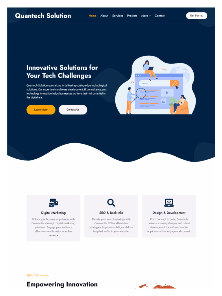 Screencapture Localhost Quantech Quantech Index PHP 2024 03 23 13 - 25 - 53 | PDF