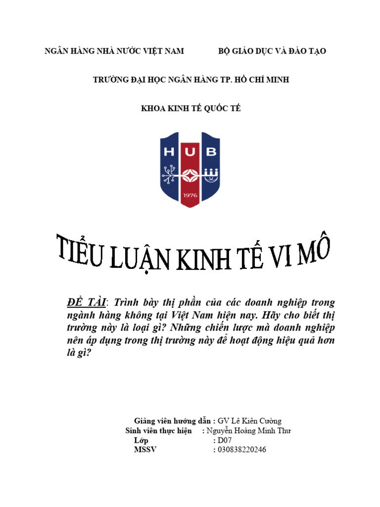 tiểu luận ktvm T4 | PDF