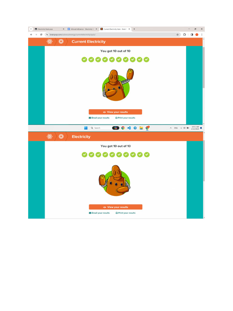 Ahmad Adhamov - Electricity Brain Pop | PDF