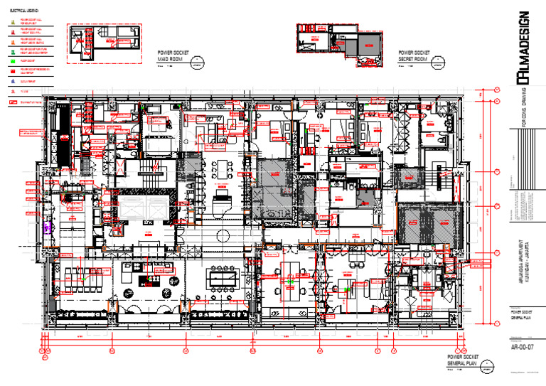 Ar00 07 Electrical (Socket&Line) Plan | PDF | Room | Home