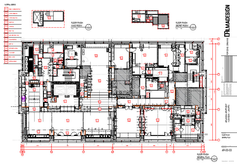Ar00-03-Floor Finish Plan | PDF | Materials | Structural Engineering