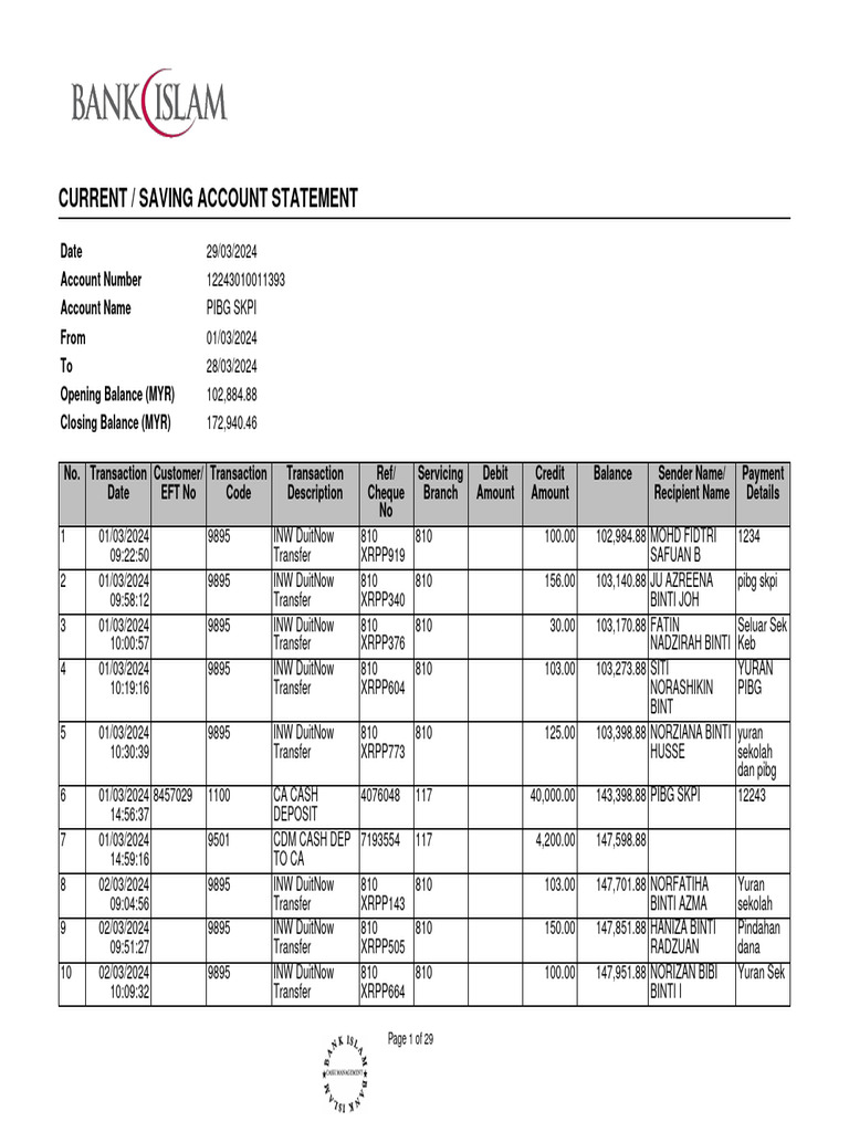 Transaction History | PDF | Cheque | Debit Card