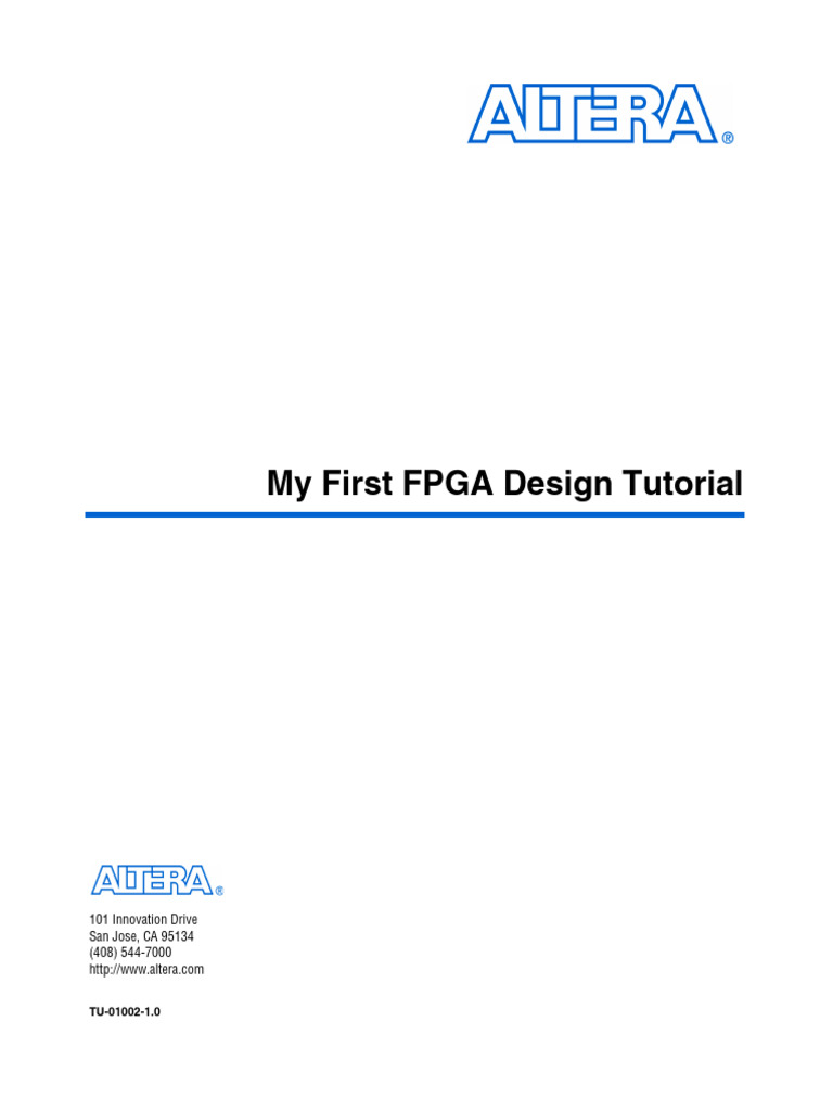 使用QUARTUS II做FPGA开发全流程 | PDF | Field Programmable Gate Array | Hardware Description Language