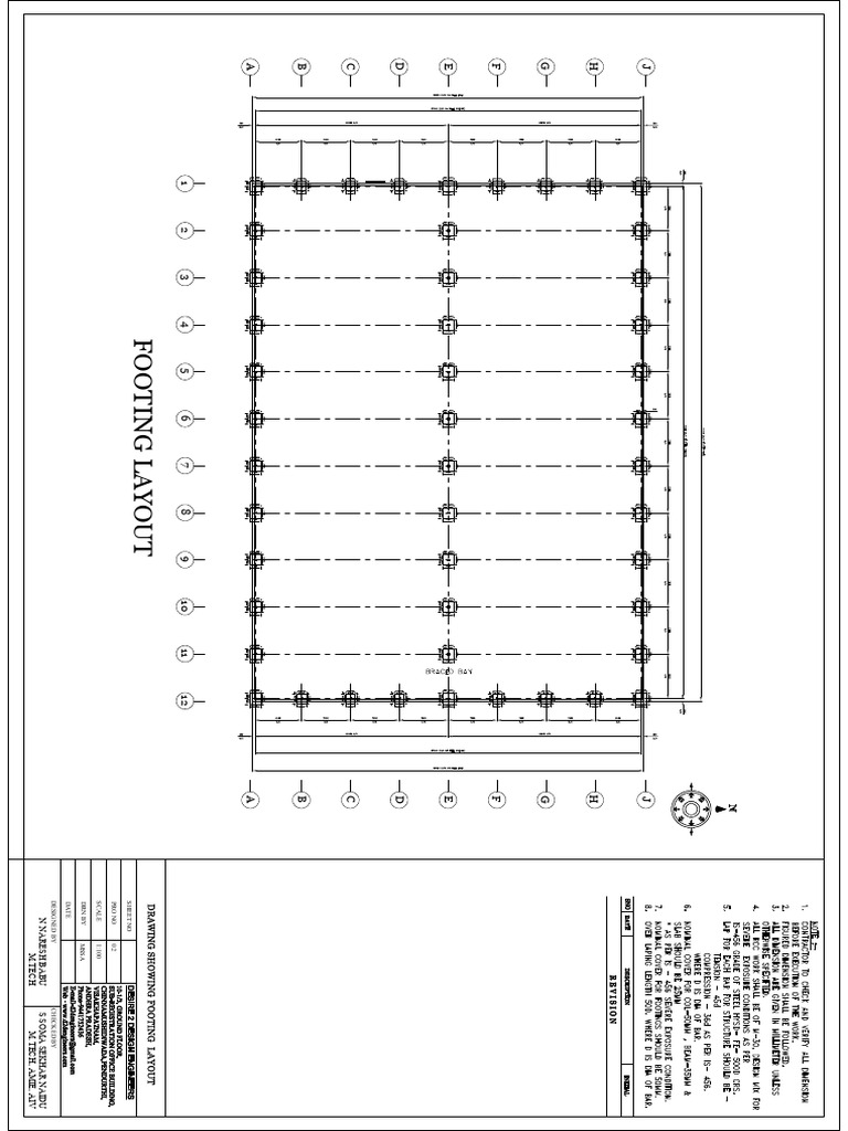 Footing Layout | PDF