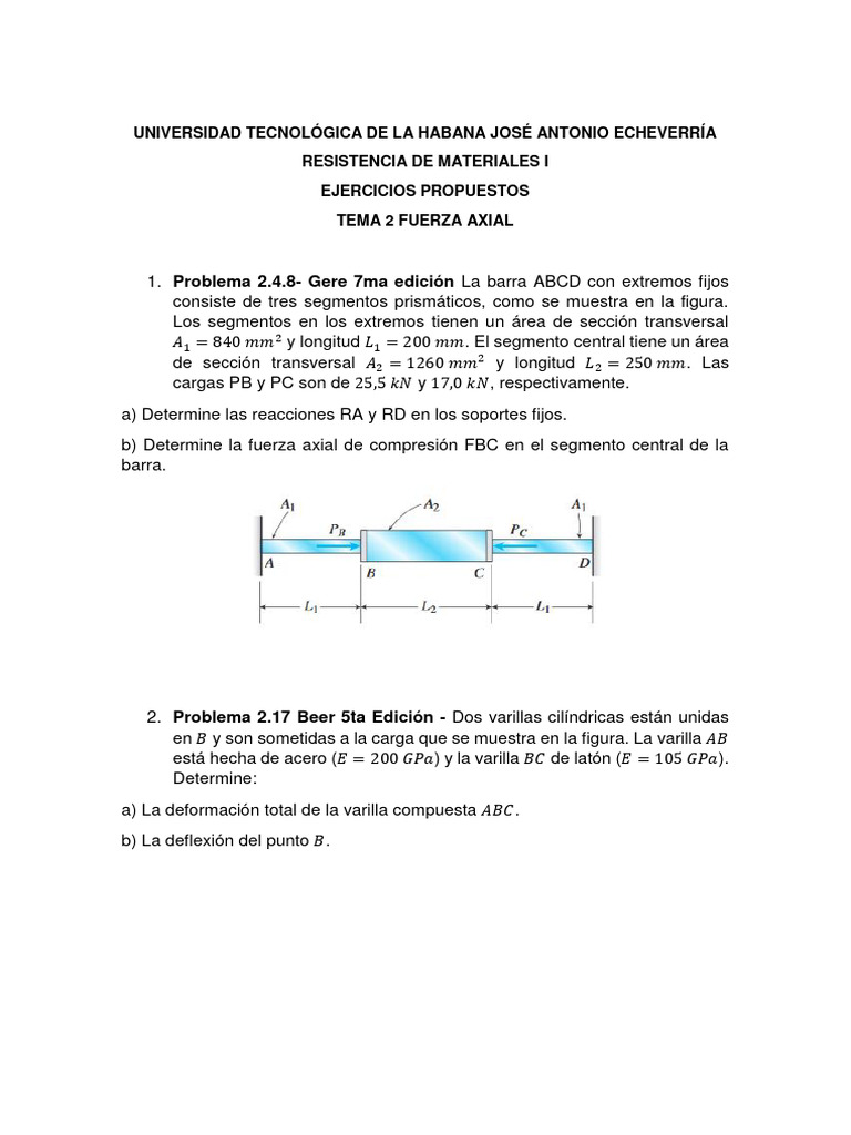 Ejercicios Propuestos - Tema 2 | PDF