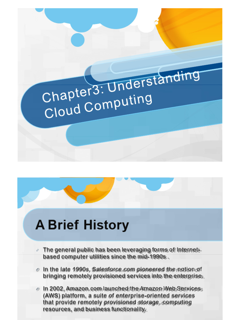 CH 3 | PDF | Cloud Computing | Scalability