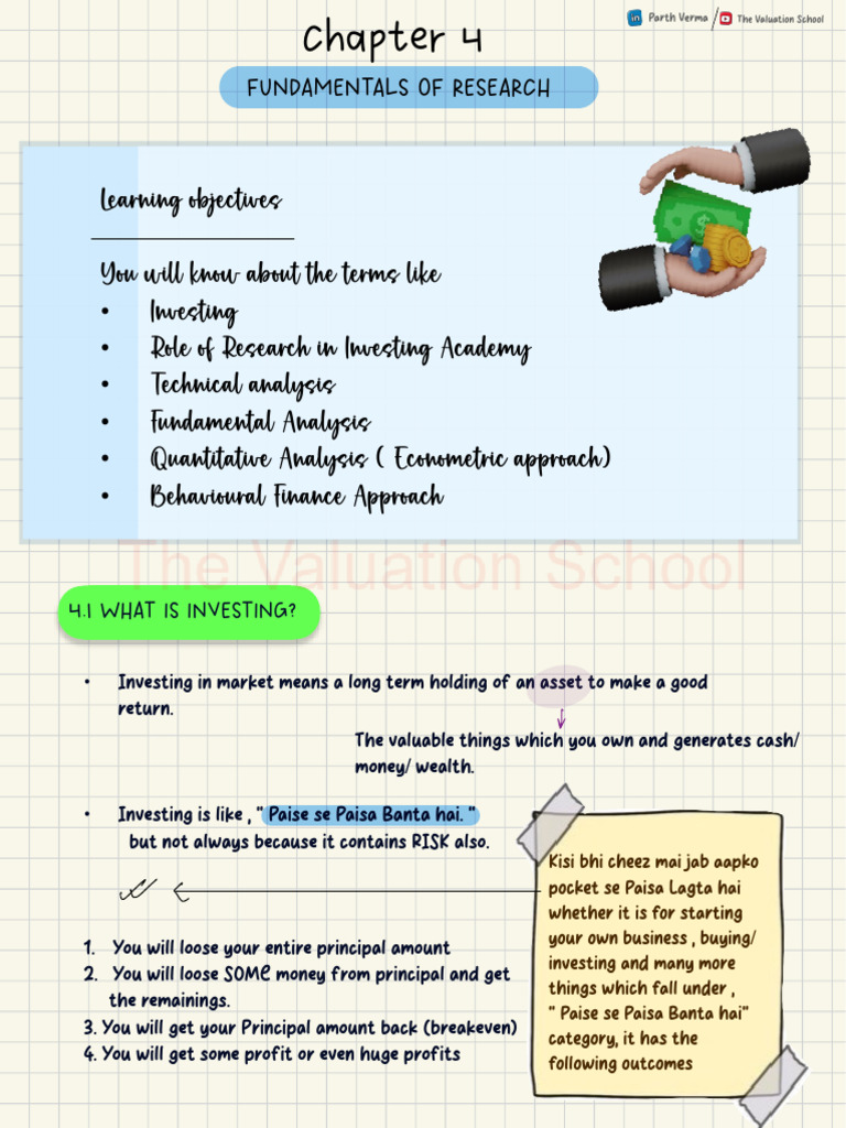 NISM RA Notes Chapter 4 | PDF | Investing | Stocks