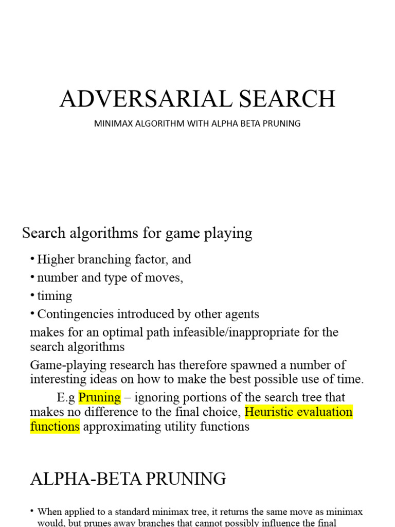 4 Alpha Beta Pruning | PDF | Mathematical Optimization | Theoretical Computer Science