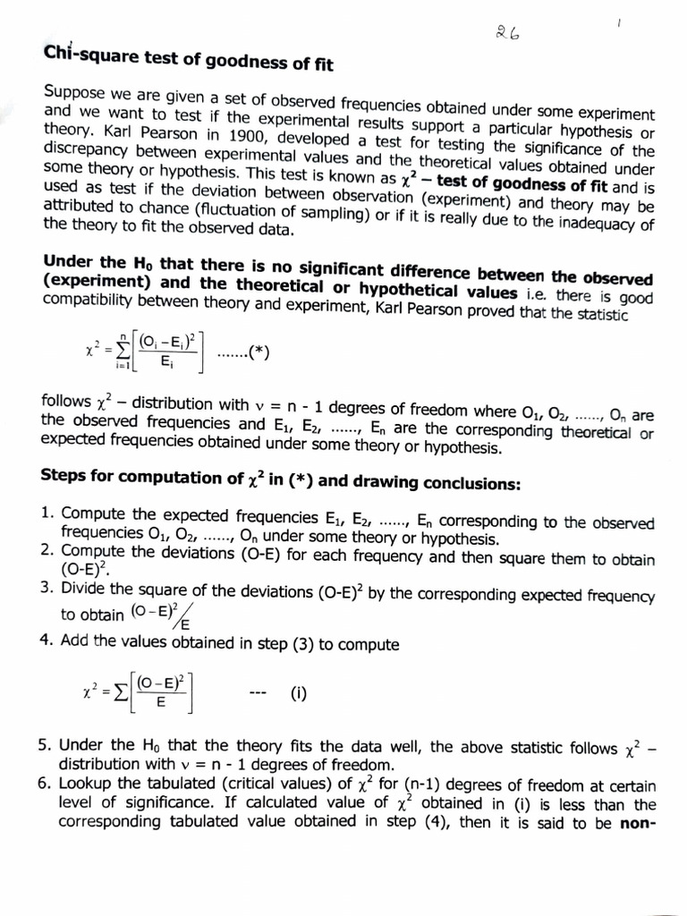 Chi Square | PDF | P Value | Chi Squared Test
