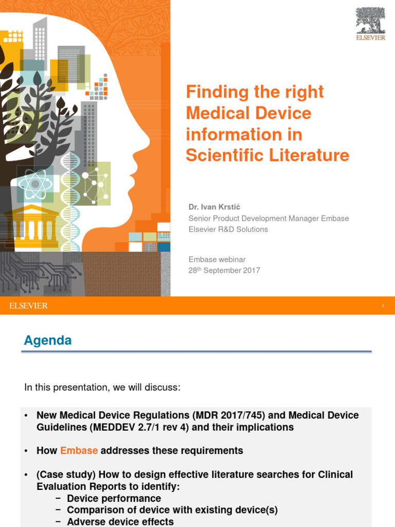 Finding The Right Medical Device Information in Embase - Webinar - Sep ...