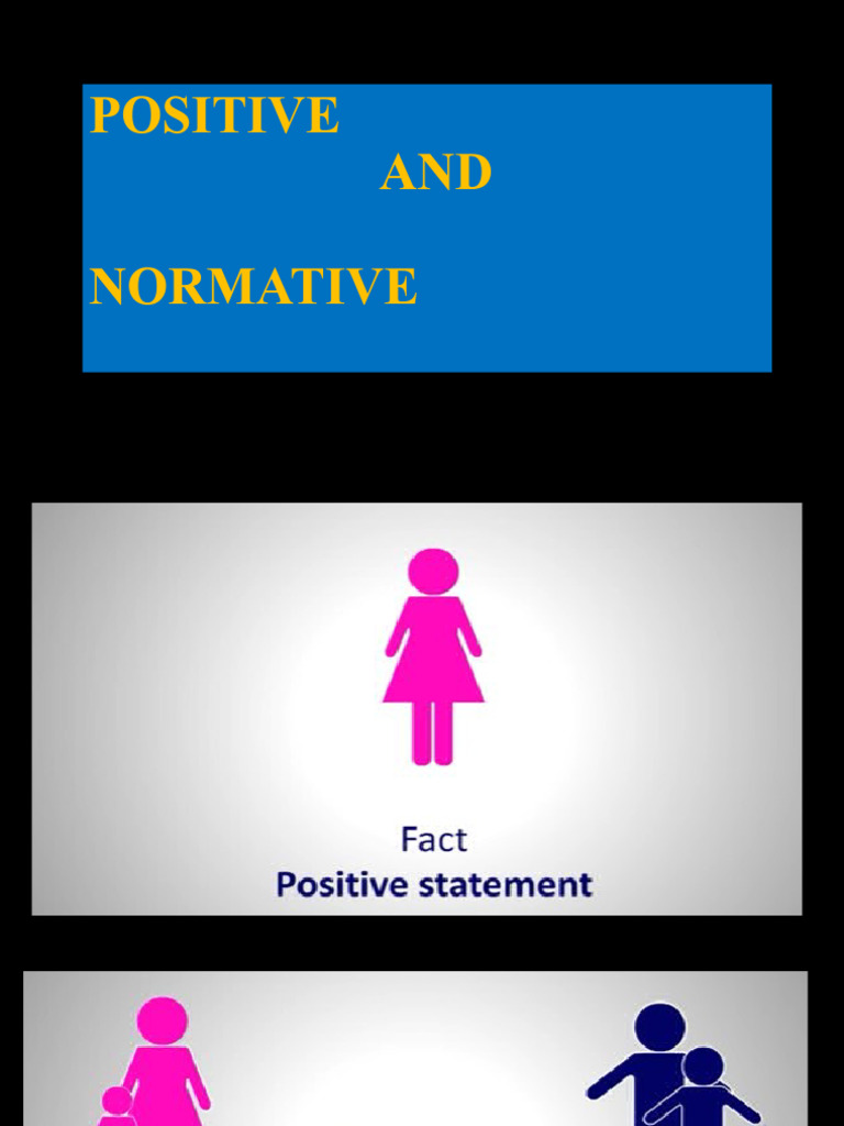 Positive and Normative | PDF | Economics | Hypothesis