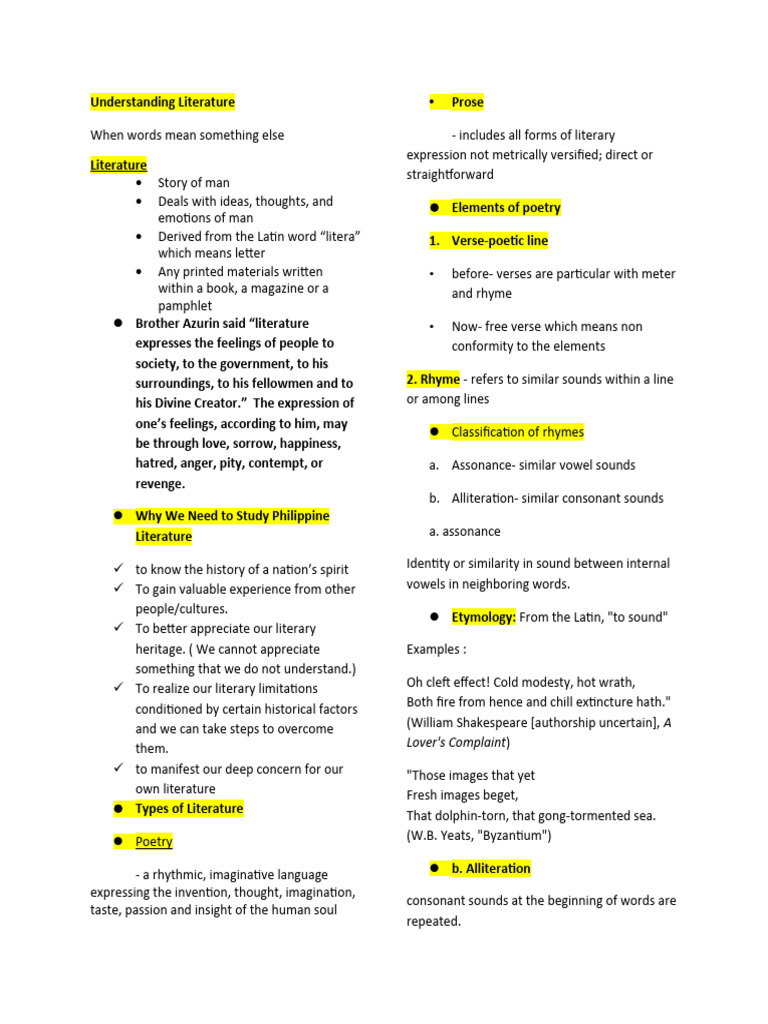 Lit Reviewer | PDF | Poetry | Yin And Yang Lit Reviewer | PDF | Poetry | Yin And Yang