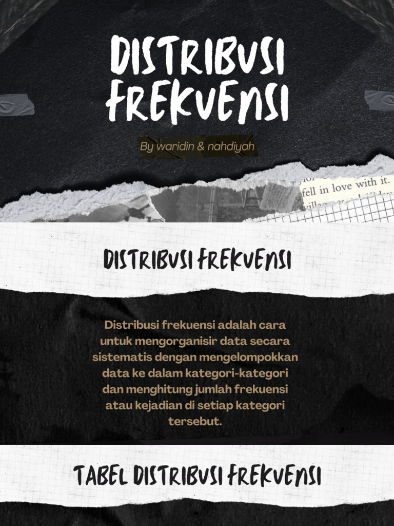 Distribusi Frekuensi Kel 3 - 20240328 - 110811 - 0000 | PDF