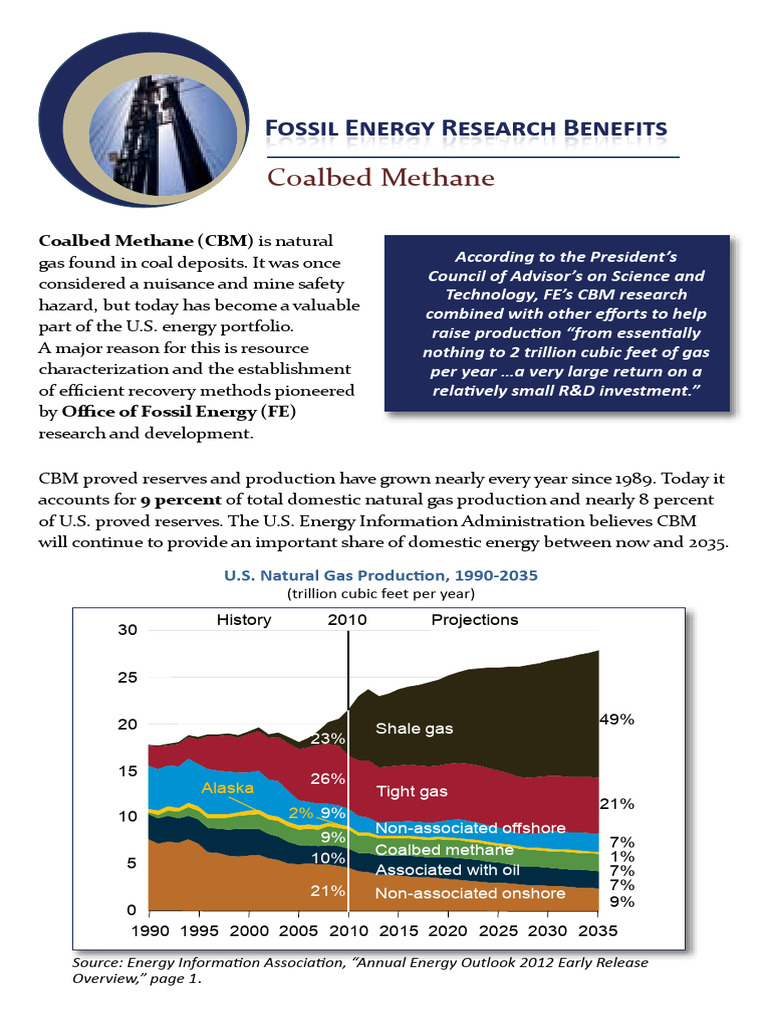 Facts About Coal Bed Methane | PDF | Coalbed Methane | Natural Gas