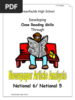 Newspaper Article Assignment | PDF | Business