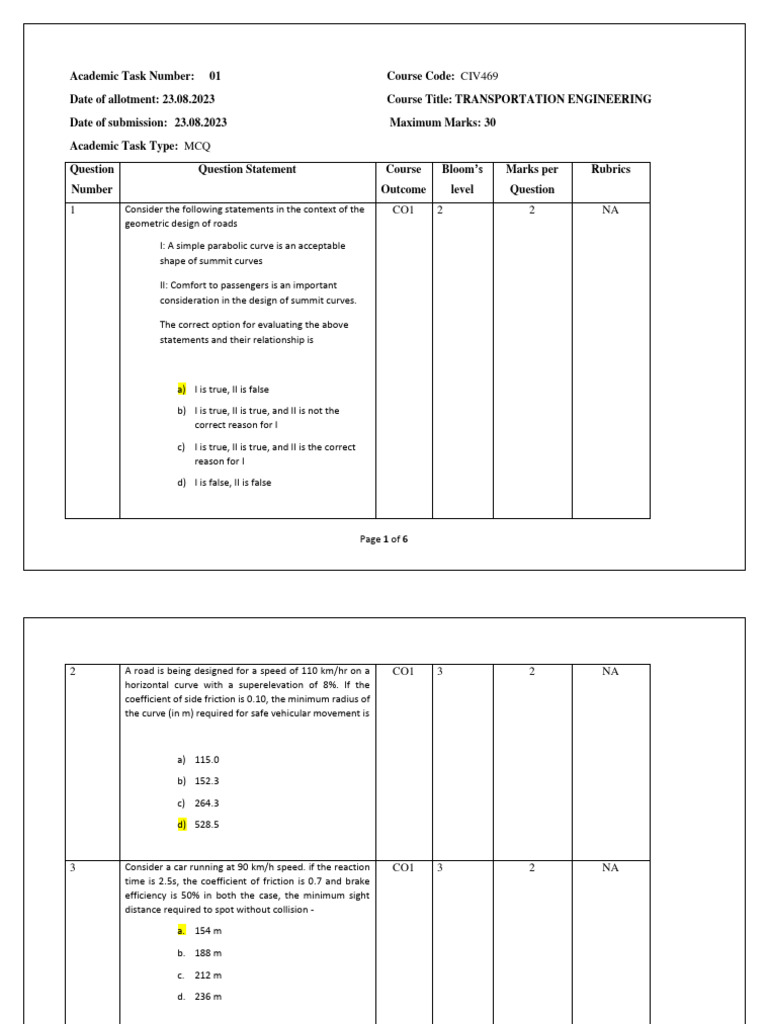 Ca 1 | PDF | Transport | Vehicles