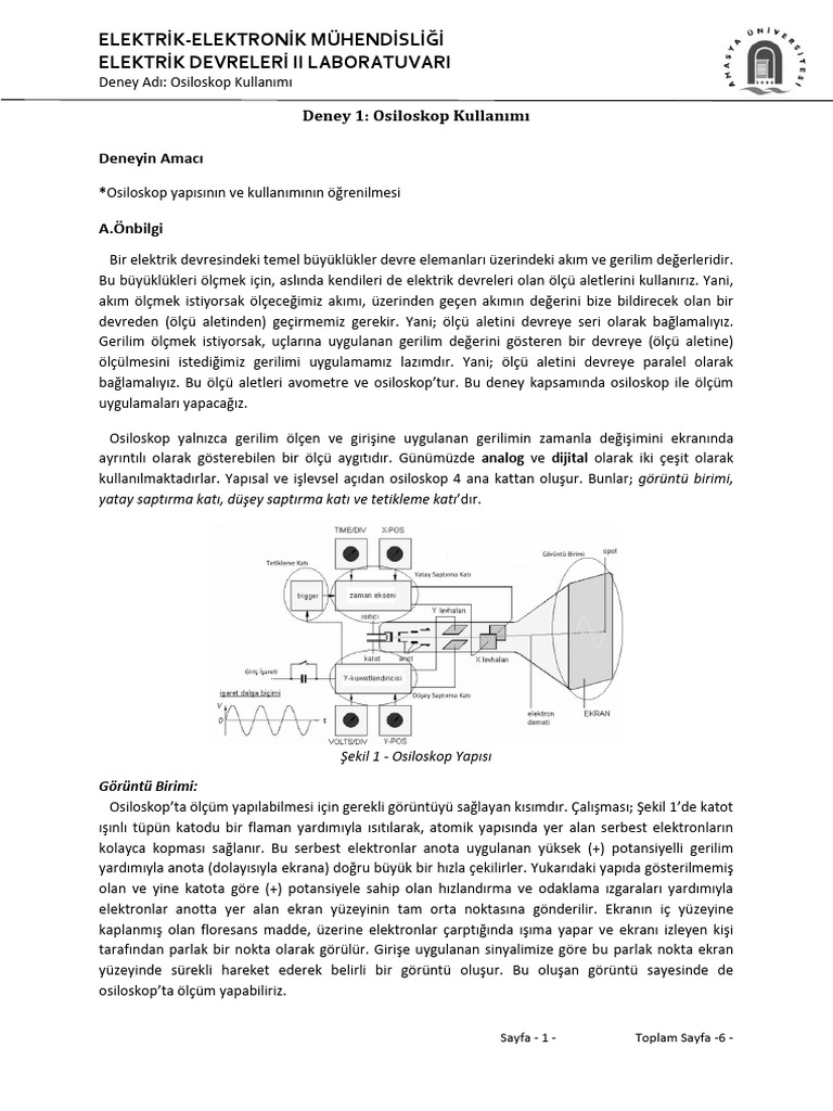 Osiloskop Kullanımı | PDF