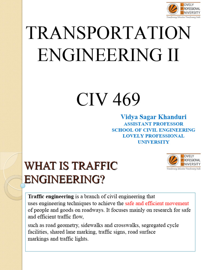 Unit2 Part 1 | PDF | Traffic | Intersection (Road)