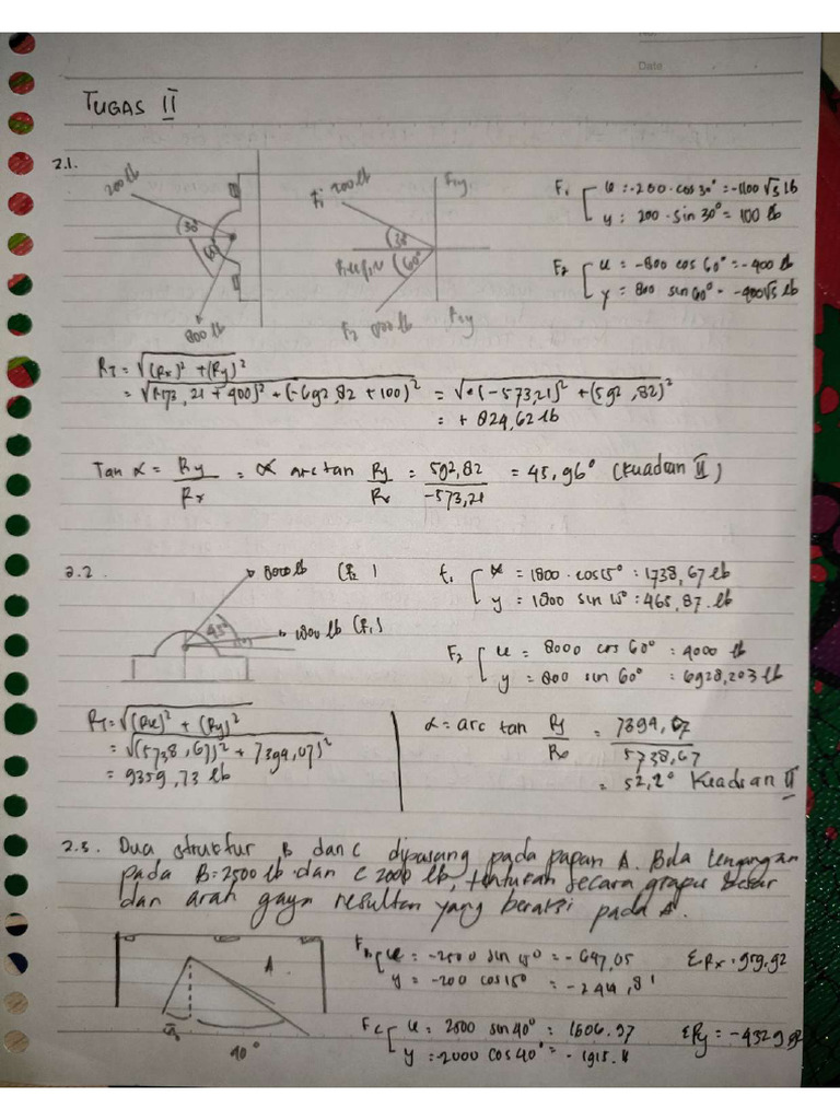 Tugas 2 Mekanika Teknik Rahmat Illahi | PDF