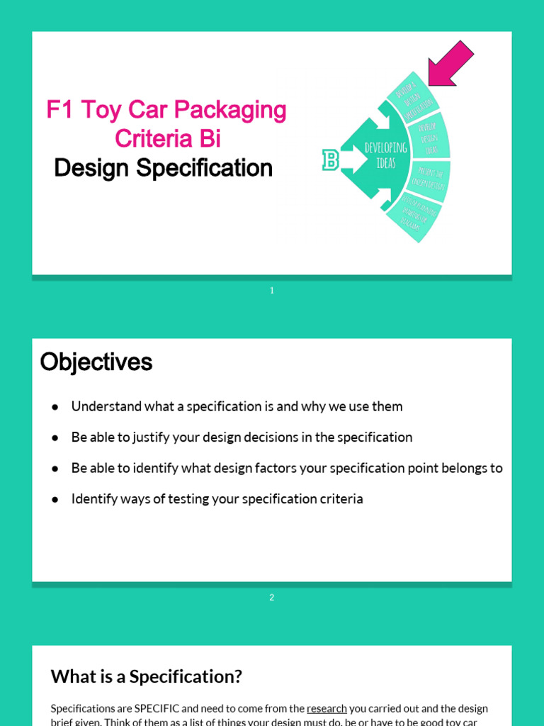 F1 Car Packaging Criteria Part 1 | PDF | Packaging And Labeling | Toys