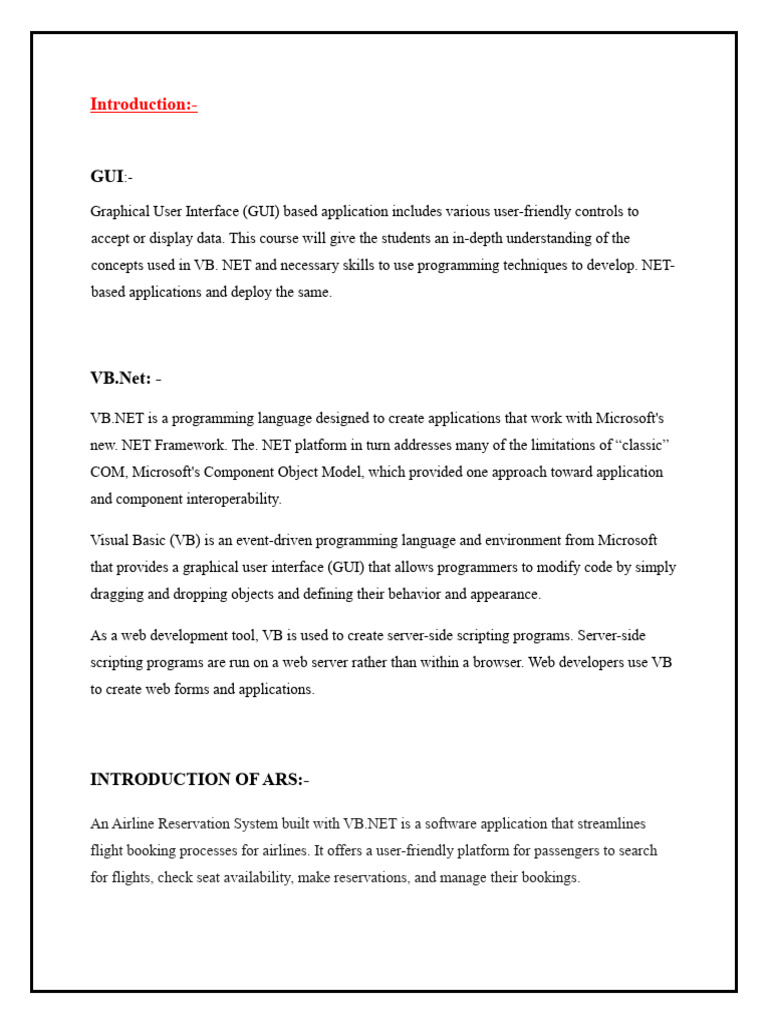 VBproject | PDF | Web Development | Graphical User Interfaces