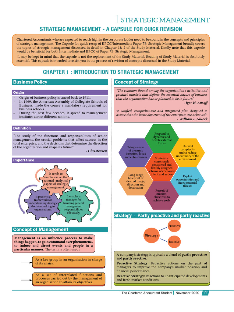 Strategic Magt | PDF | Strategic Management | Competitive Advantage
