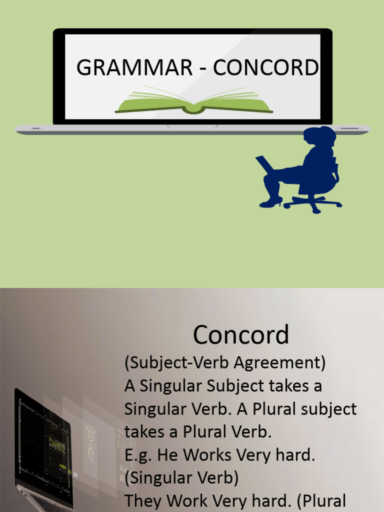 Sub Verb Concord 1 | PDF | Grammatical Number | Plural