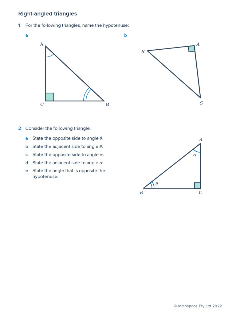 6.03 Trigonometric Ratio Worksheet | PDF | Triangle | Significant Figures