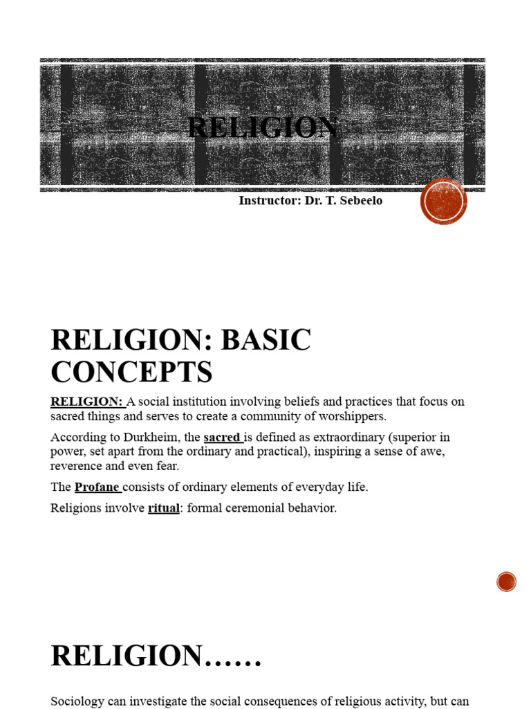 Religion Institution | PDF | Fundamentalism | Max Weber