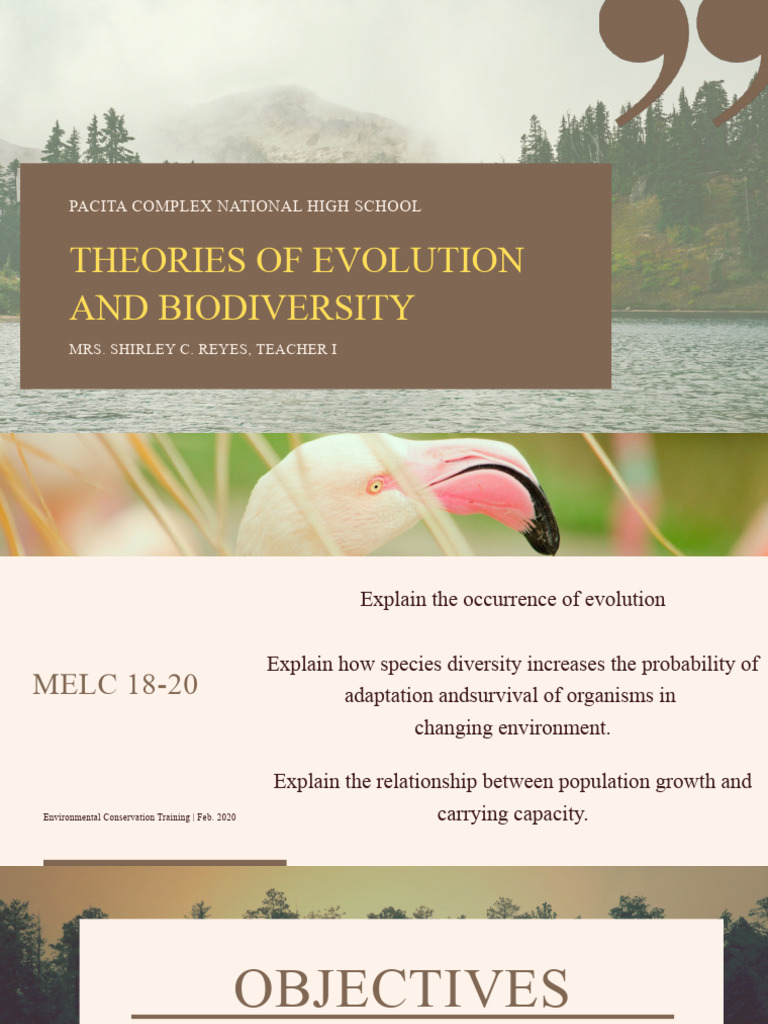 Q3 Sci 10 - Theories-Of-Evolution | PDF | Natural Selection | Evolution