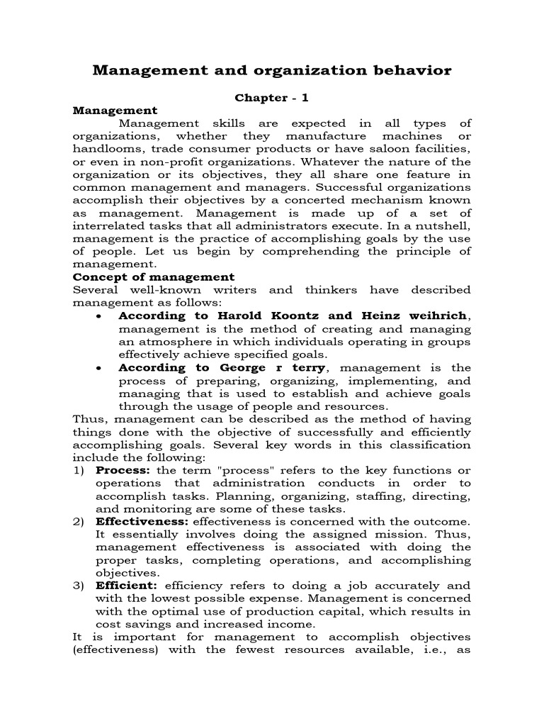 Management and Organization Behavior | PDF | Leadership | System