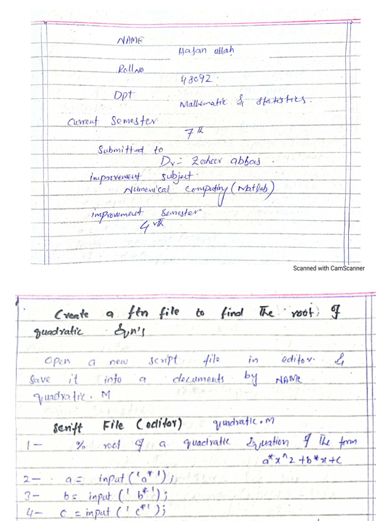 Numerical Computing#1 | PDF