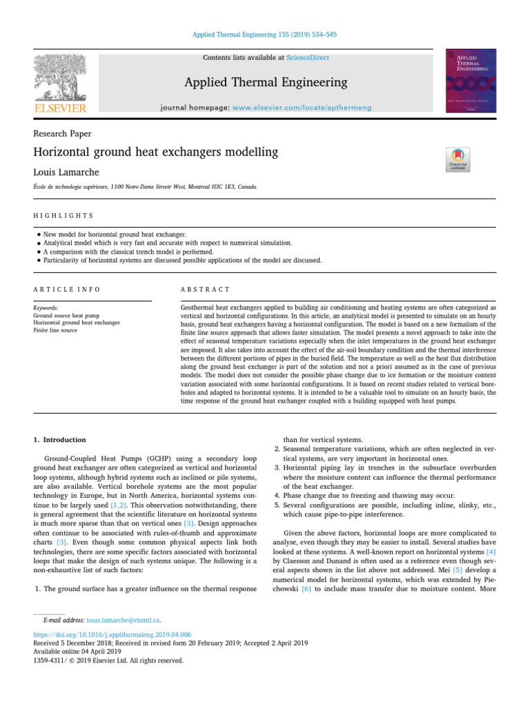 Horizontal Heat Exchanger Model | PDF | Heat | Heat Exchanger