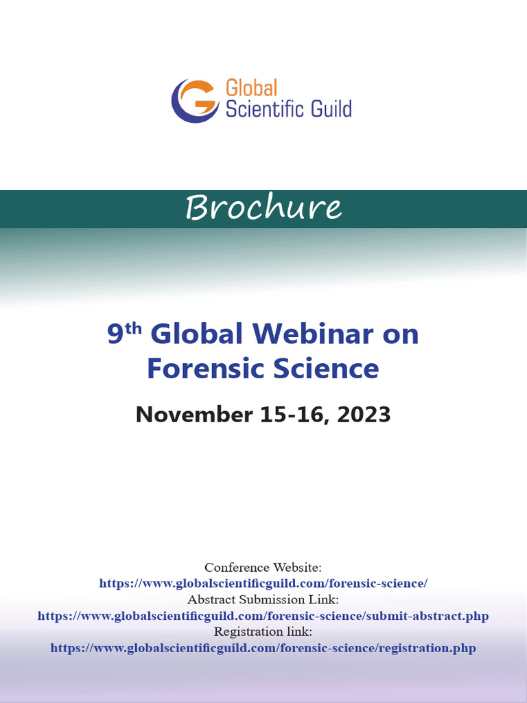 90 Brochure | Download Free PDF | Forensic Science | Science