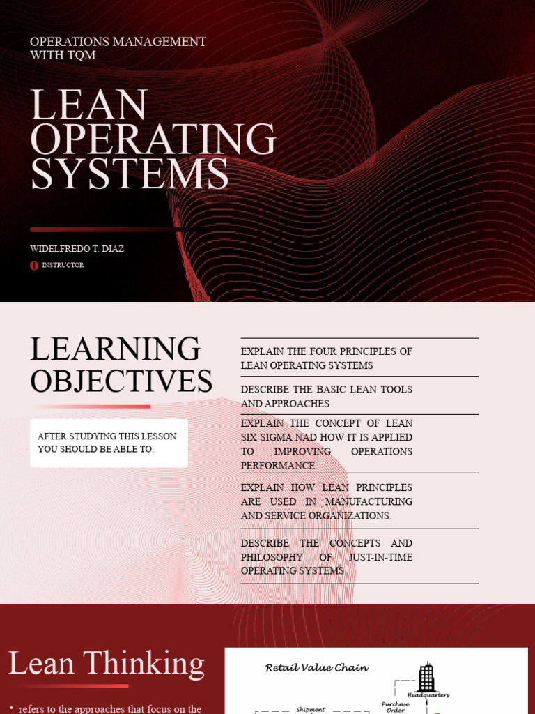 Lean Operating Systems Overview | PDF | Lean Manufacturing | Inventory