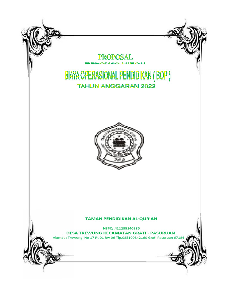 Contoh Usul Bop | PDF