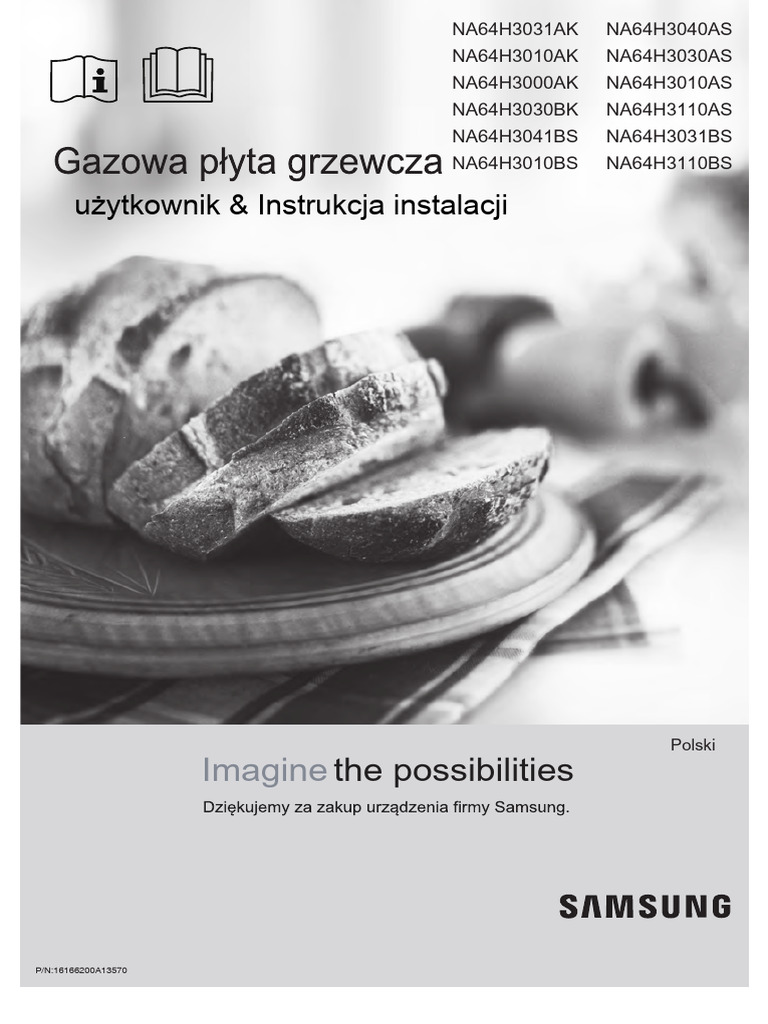 Instrukcja Obslugi SAMSUNG NA64H3031AK | PDF