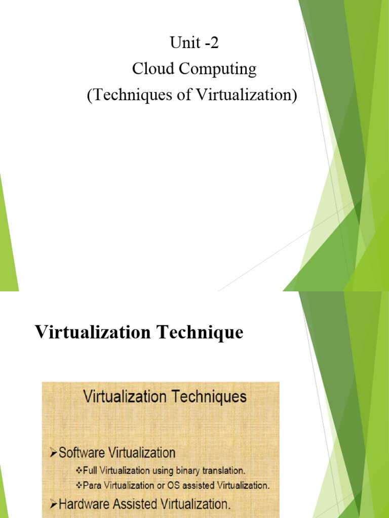 Virtualization Technique - Digital Studio - 03-02-22 | PDF | Virtual Machine | Virtualization