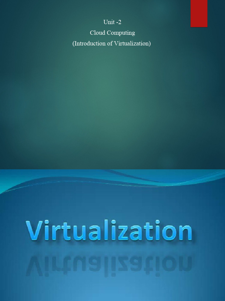 Virtualization PART 2 | PDF | Virtual Machine | Virtualization