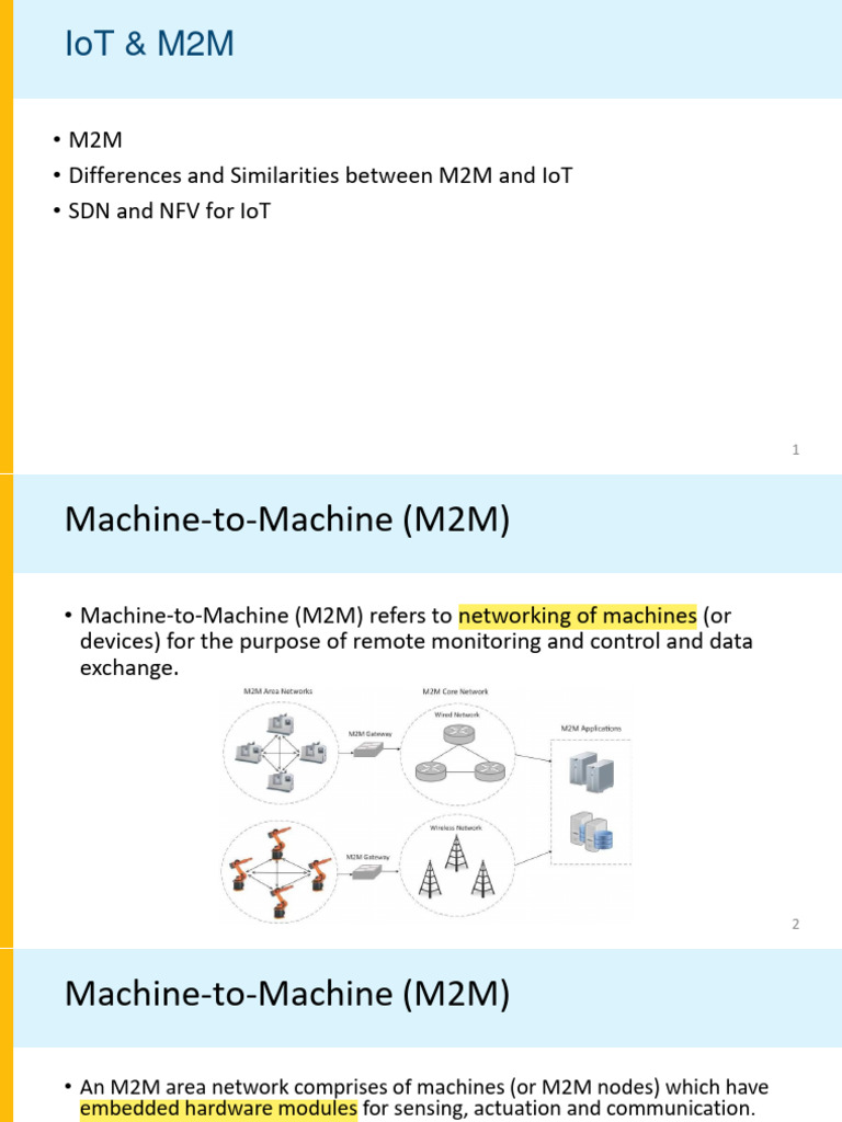IoT & M2M | PDF | Computer Network | Internet Of Things
