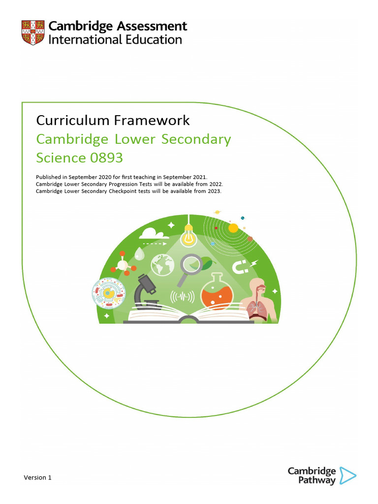 Science Curriculum Framework 0893 - tcm143-595685 | PDF | Science ...