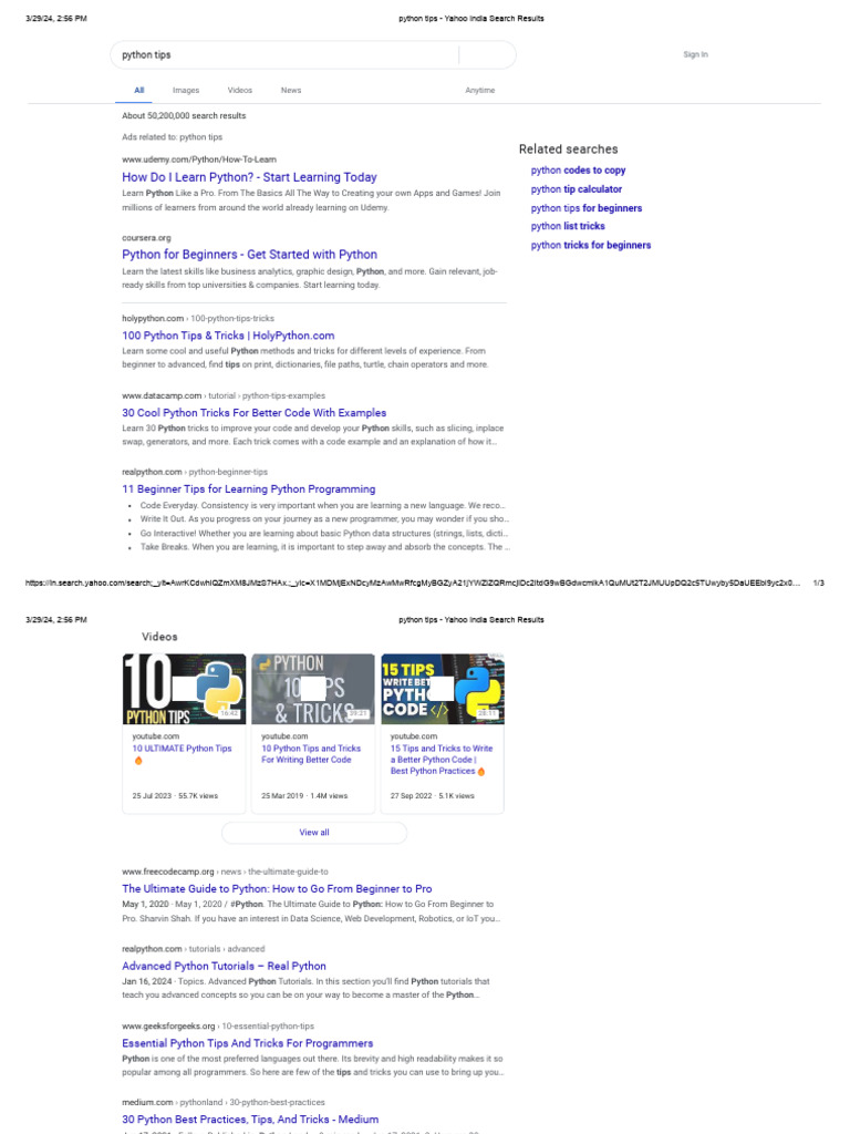 Python Tips Pdf Python Programming Language Learning