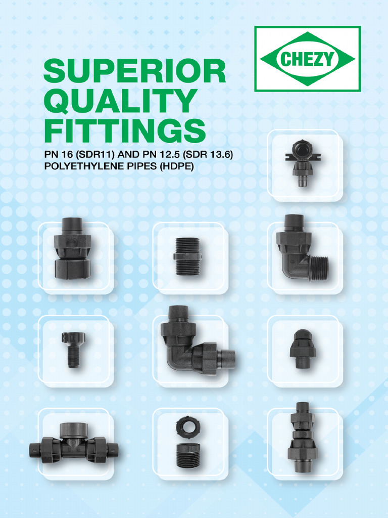 Chezy Product Catalogue 123 | PDF | Pipe (Fluid Conveyance) | Polyethylene
