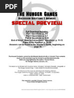Hunger Games Questions 1 PDF | PDF | Leisure | Violence