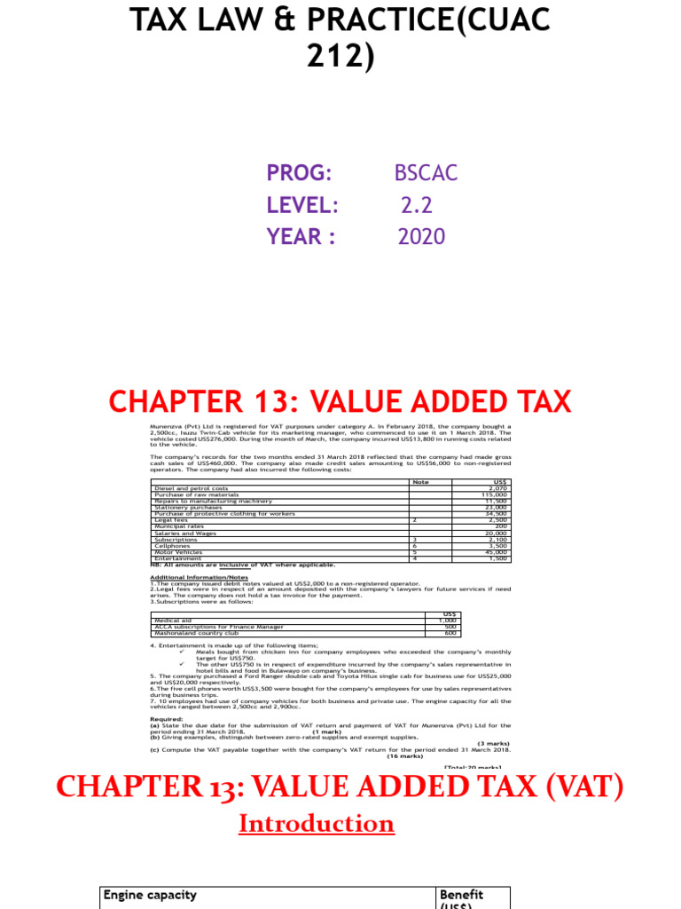 VAT Calculation and Compliance Guide | PDF | Value Added Tax | Taxes