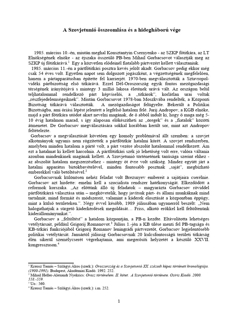 Mihail Gorbacsov | PDF