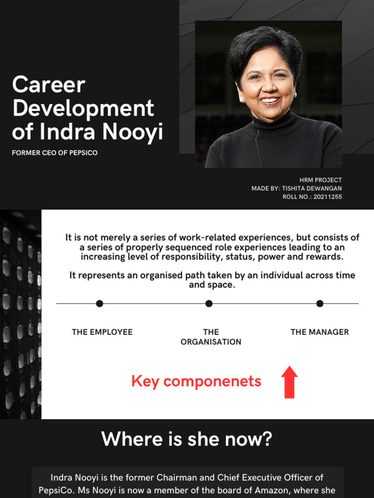 Indra Nooyi's Career Path and Impact | PDF | Business | Economies